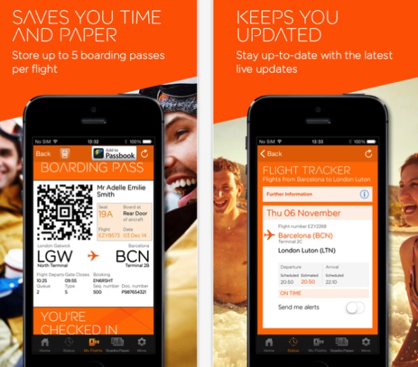 Mobile boarding pass | iPhone in Canada